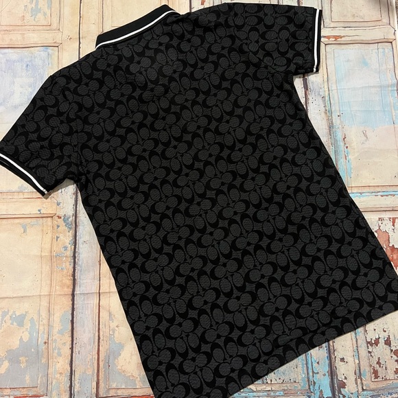 Coach | Shirts | Coach Men Polo Shirt M With Tags | Poshmark